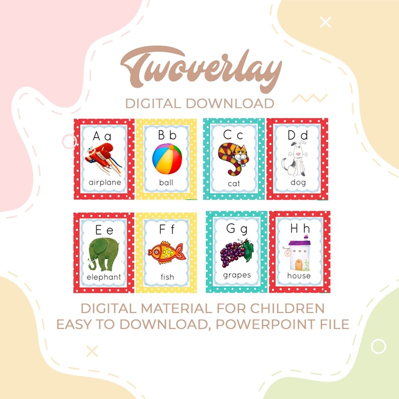 Printable Alphabet Flash Cards, Classroom Decor, Toddlers Preschool ...