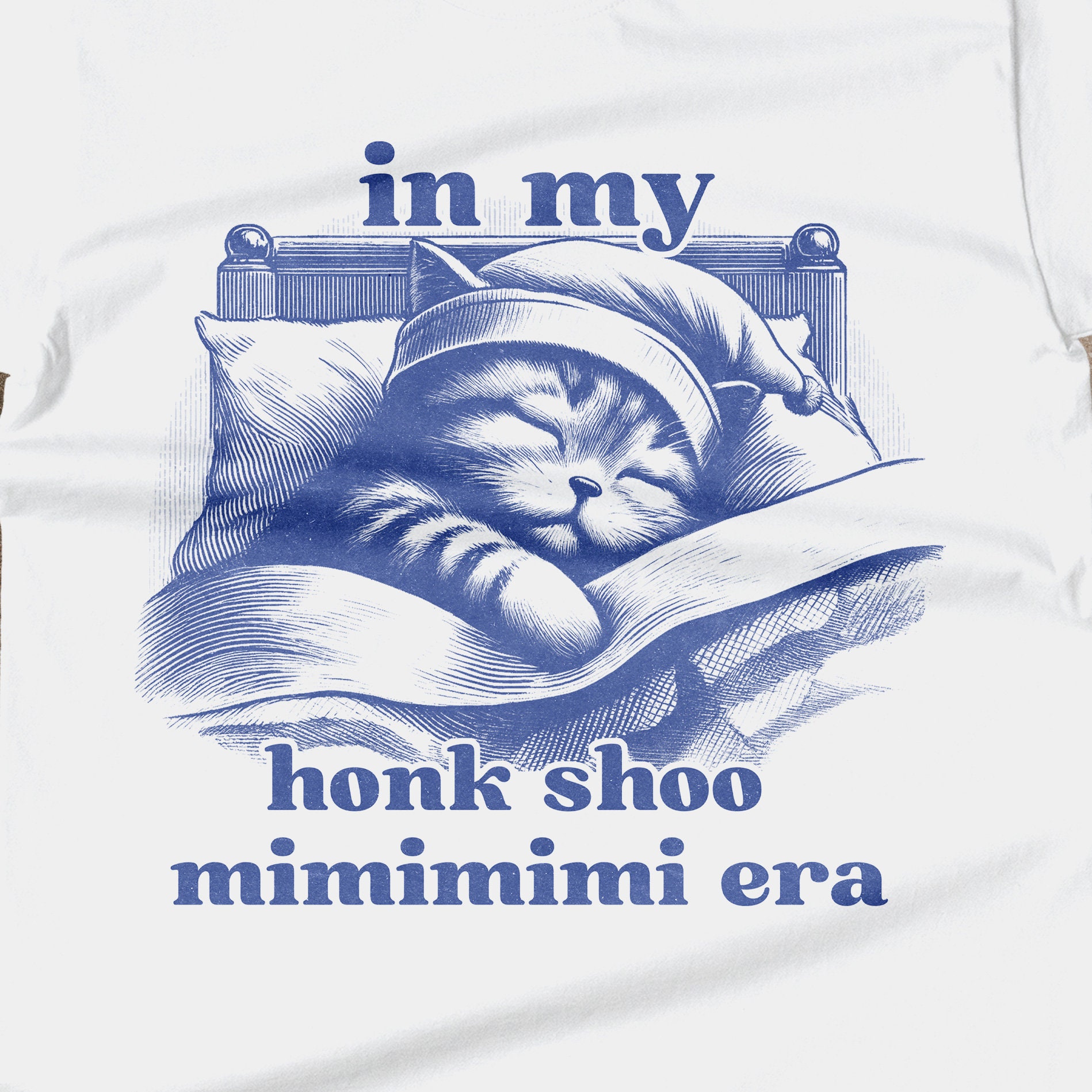 In My Honk Shoo Mimimimi Era Tee | Cute Cat Sleeping Shirt | Funny ...