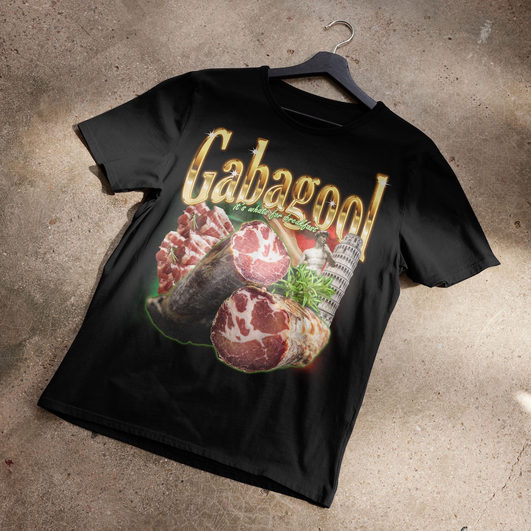 Gabagool Sopranos Italy Shirt, Unisex Tee, Italian Mafia TV Show Fan ...