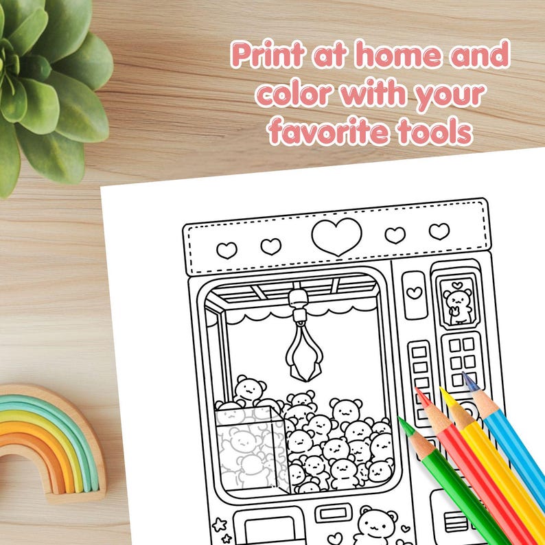 Little Shops Coloring Pages Coffee Shop, Ice Cream Shop, Vending ...