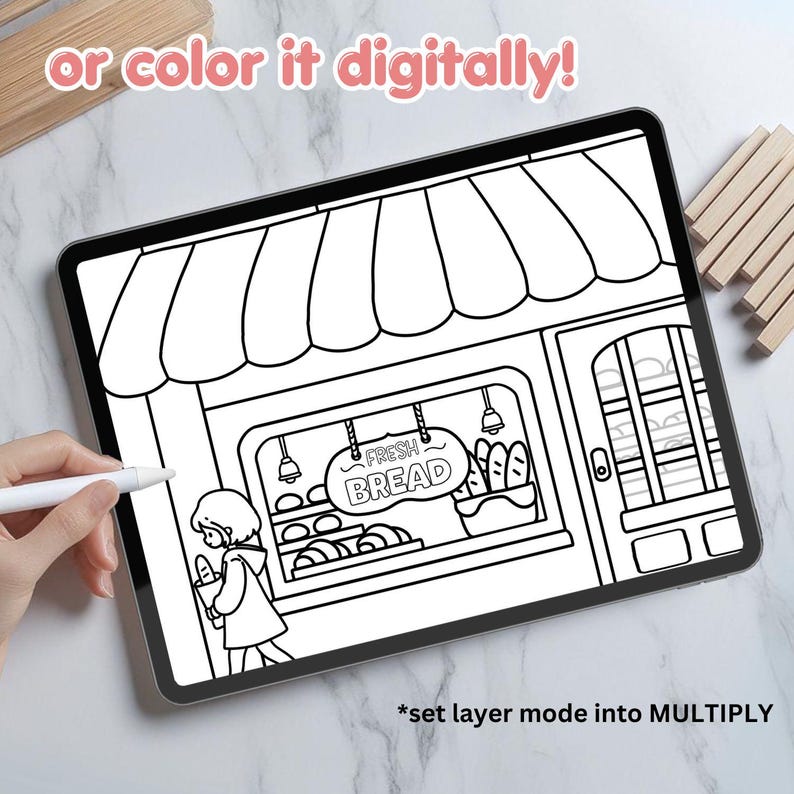 Little Shops Coloring Pages Coffee Shop, Ice Cream Shop, Vending ...