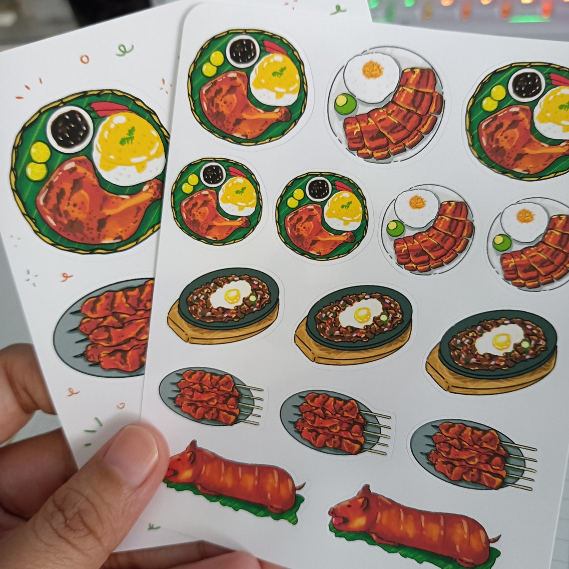 Sticker Sheet Filipino Food Stickers, Ulam Stickers, Pinoy Food ...