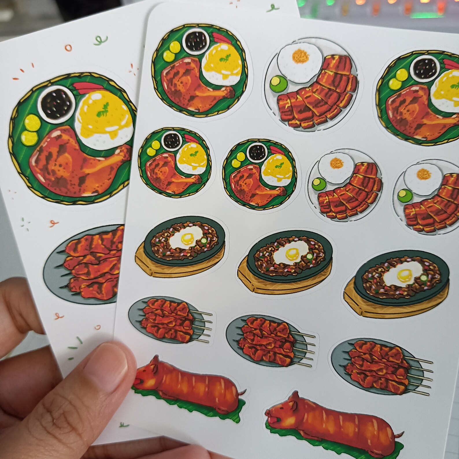 Sticker Sheet Filipino Food Stickers, Ulam Stickers, Pinoy Food ...