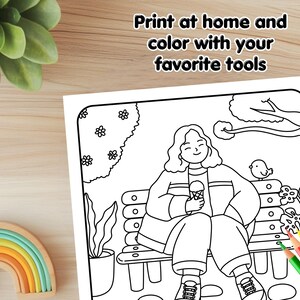 Plus Size Woman Coloring Page for Adult Curvy Girls Printable Coloring ...