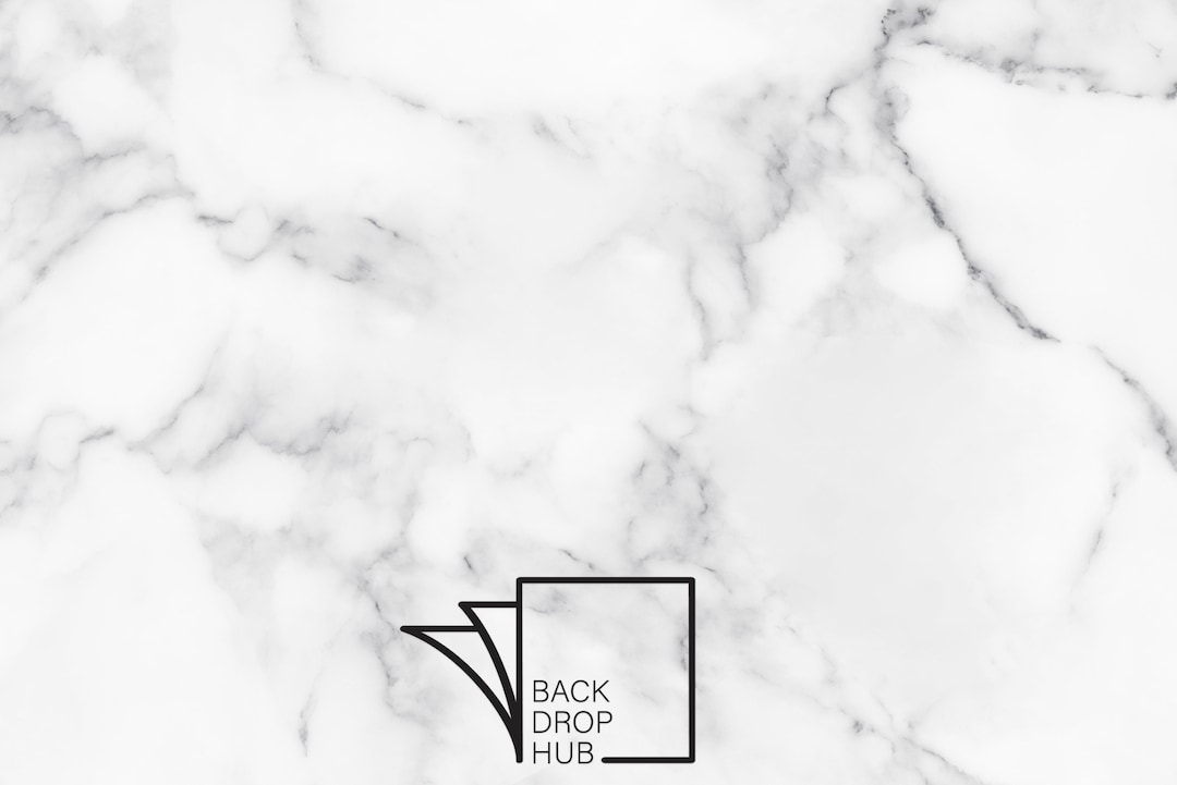 Marble Vinyl Backdrop, White Marble Backdrop, Product Photography ...