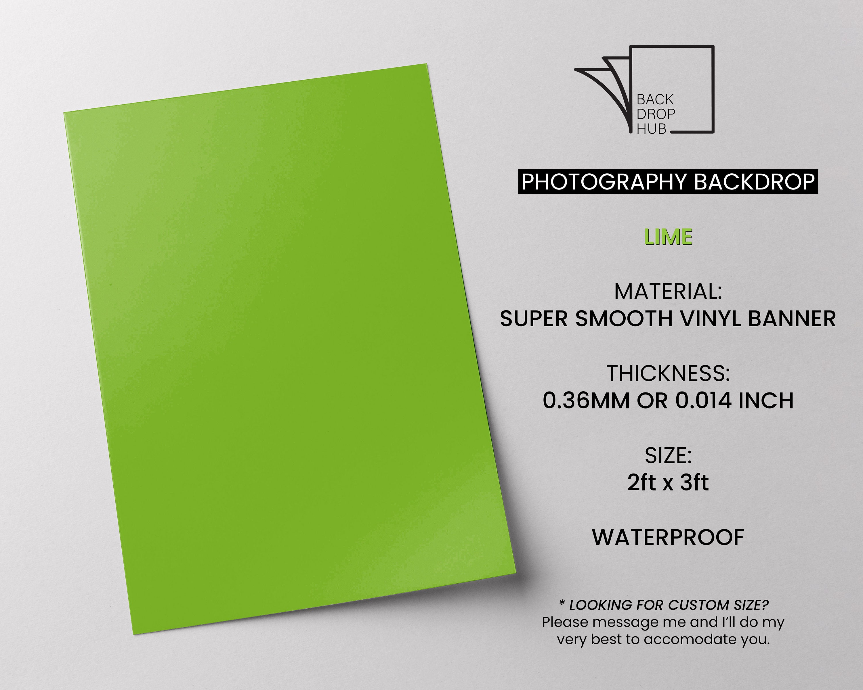 Lime Photography Backdrop, Green Backdrop, Product Lay Flat Background ...