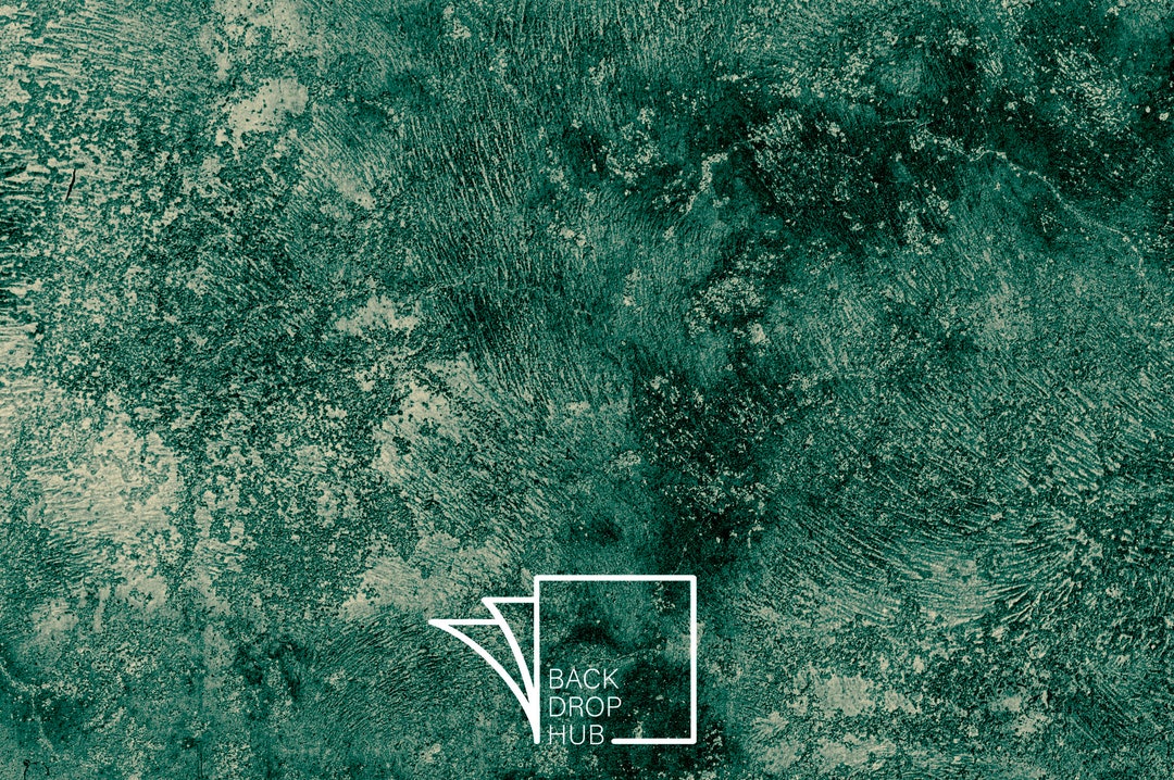 Emerald Green Cement Vinyl Photography Backdrop (2x3 Ft) - Etsy