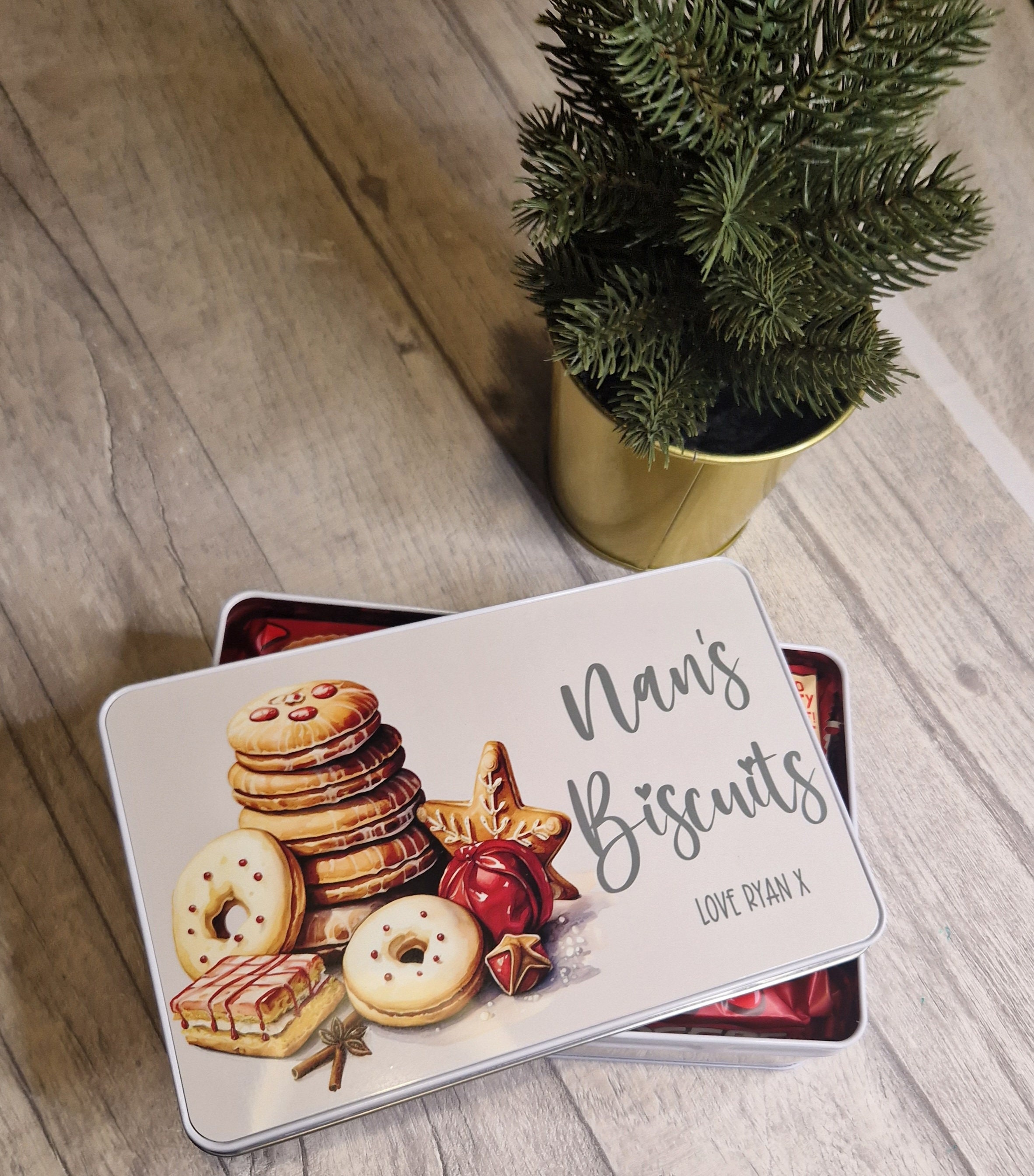 Biscuit Tin, Personalised Biscuit Tin, Metal Tin, Sweet Tins, Sweet ...