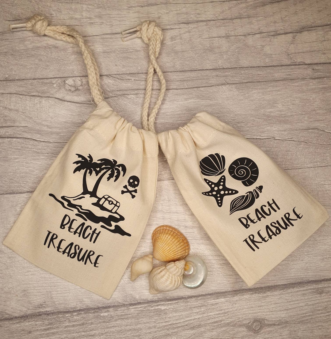 Beach Treasure Bag, Beach Treasure Sack, Beach Combing, Treasure, Beach ...