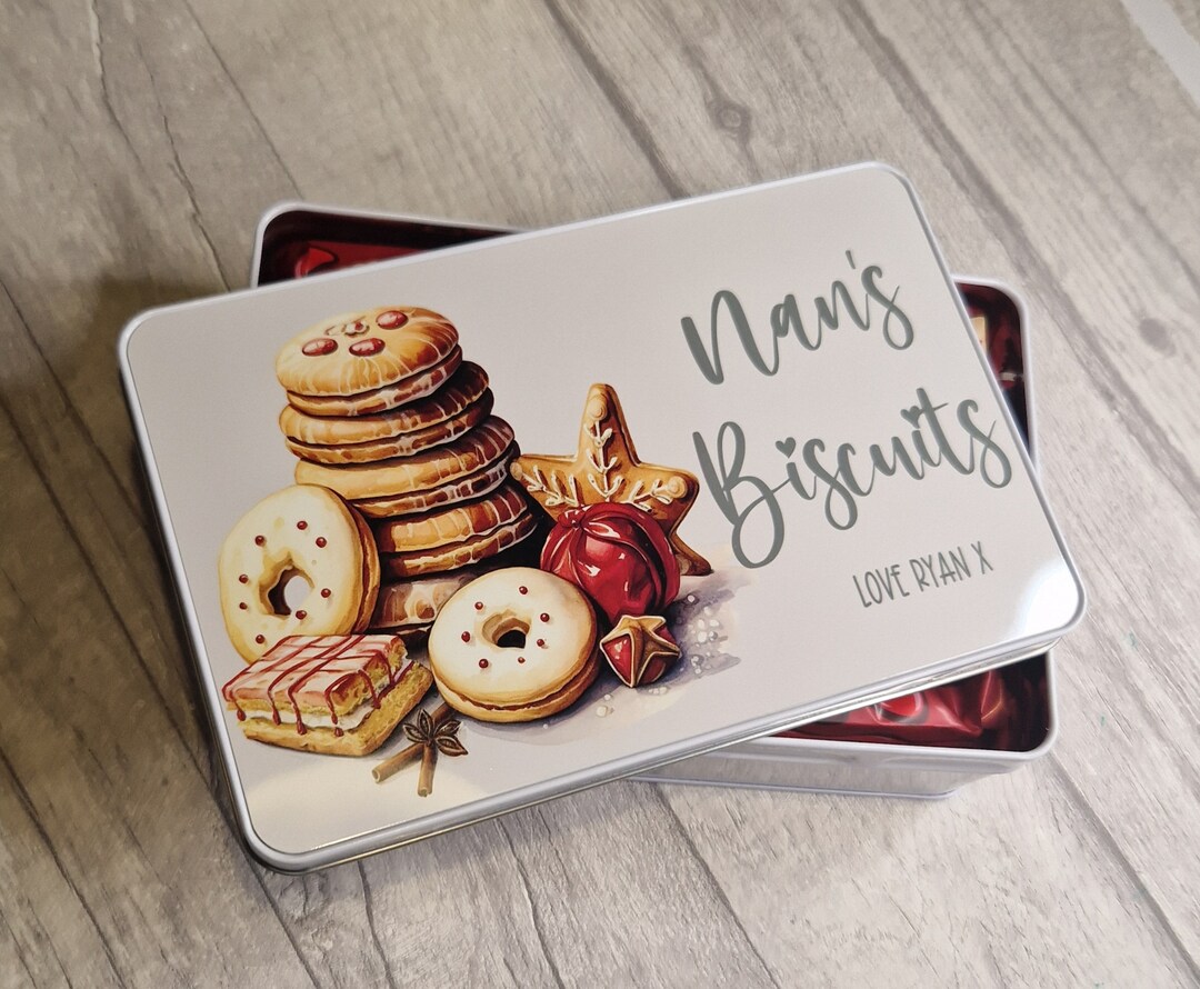 Biscuit Tin, Personalised Biscuit Tin, Metal Tin, Sweet Tins, Sweet ...