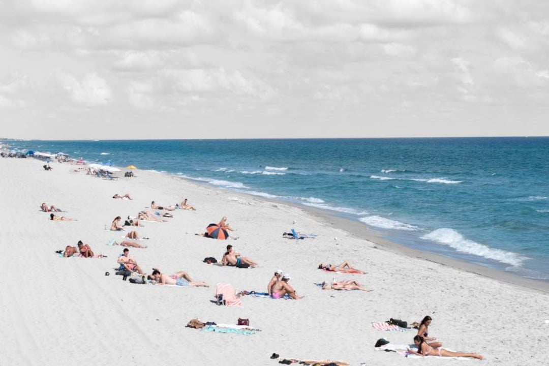 Boca Raton Beach Color Pop Art | Coastal Wall Decor | Florida Seaside ...