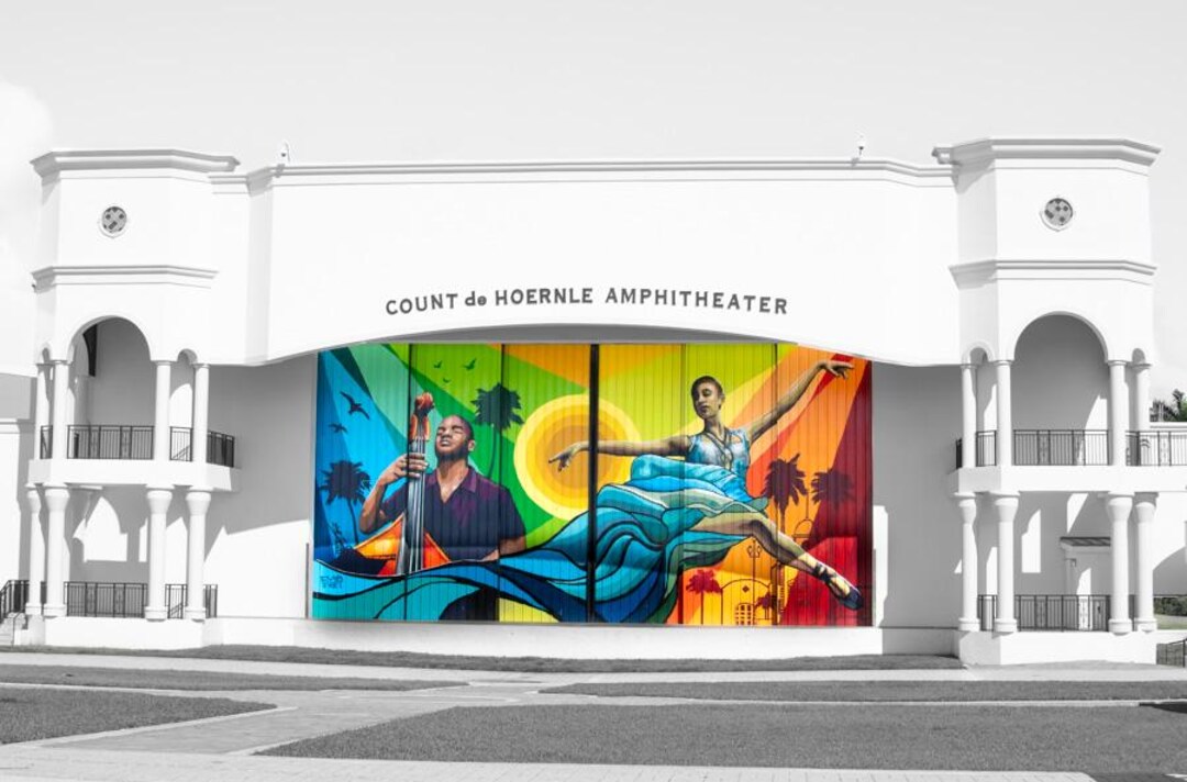 Boca Raton Amphitheater Print | Count De Hoernle Coastal Art - Etsy