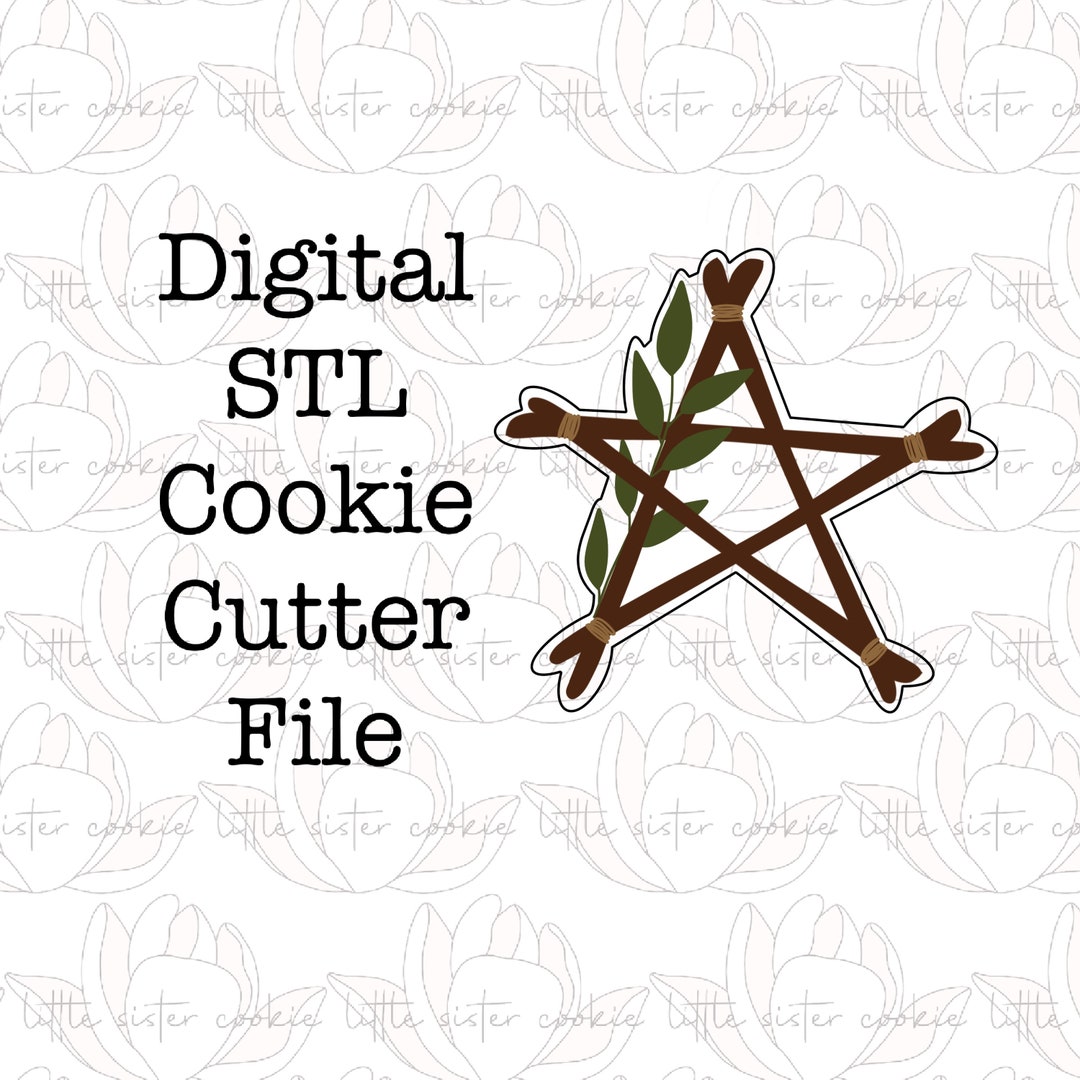 STL FILE ONLY Twig Star Cookie Cutter - Etsy