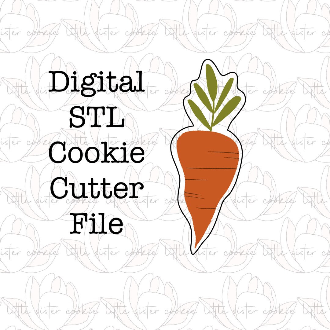 STL FILE ONLY Carrot Cookie Cutter / Easter 2022 - Etsy