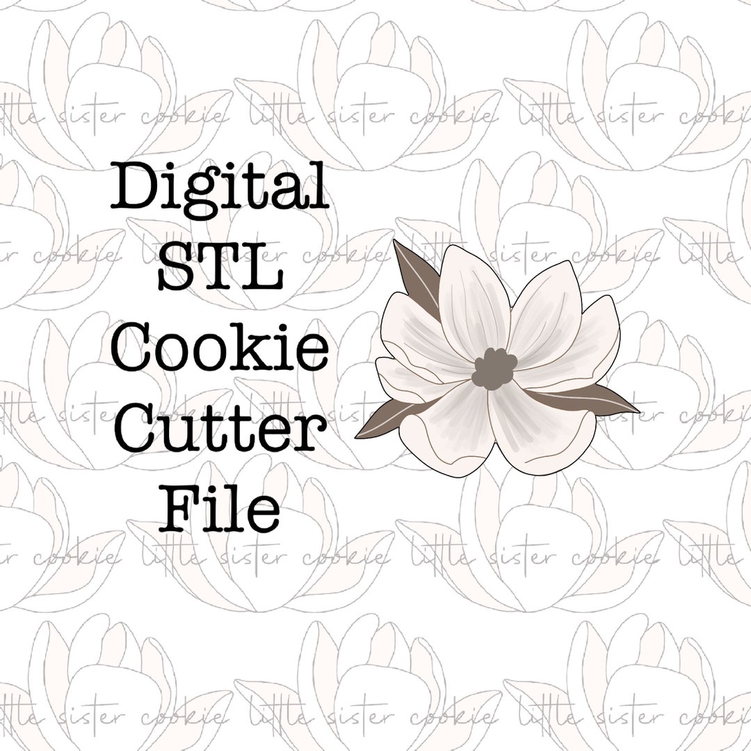STL FILE ONLY Open Magnolia - Etsy