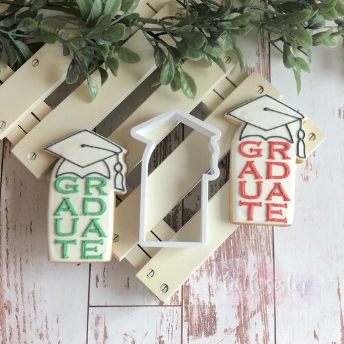 Graduate Girl Plaque Cookie Cutter - Etsy