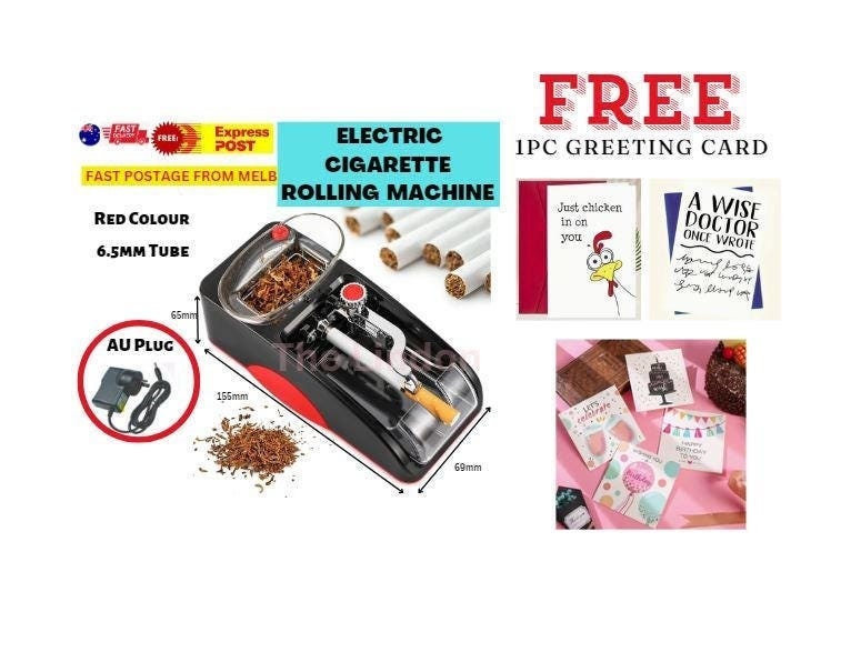 ELECTRIC Cigarettes Rolling Machine Automatic Injector Cigarette ...