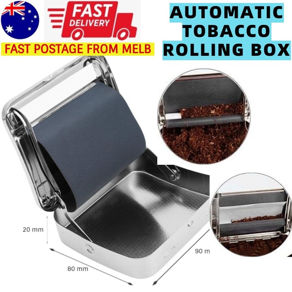Metal Automatic Cigarette Tobacco Roller Roll Rolling Machine Box Case ...