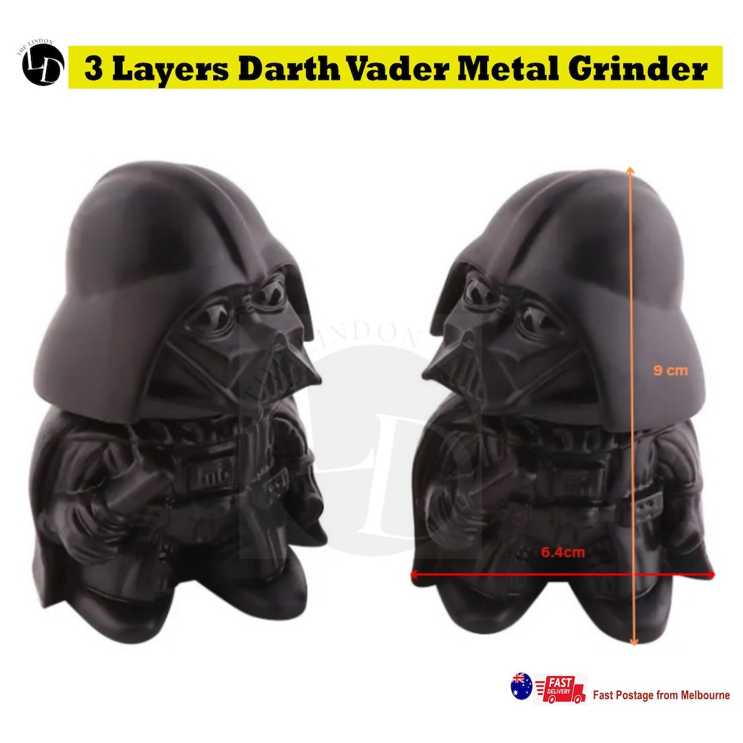 Darth Vader Star Wars Tobacco Grinder 3 Layer Herb Grinder Metal Zinc ...