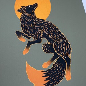 Veles as a Fox, Illustration, Enchanted Forest, Slavic Mythology Fine ...