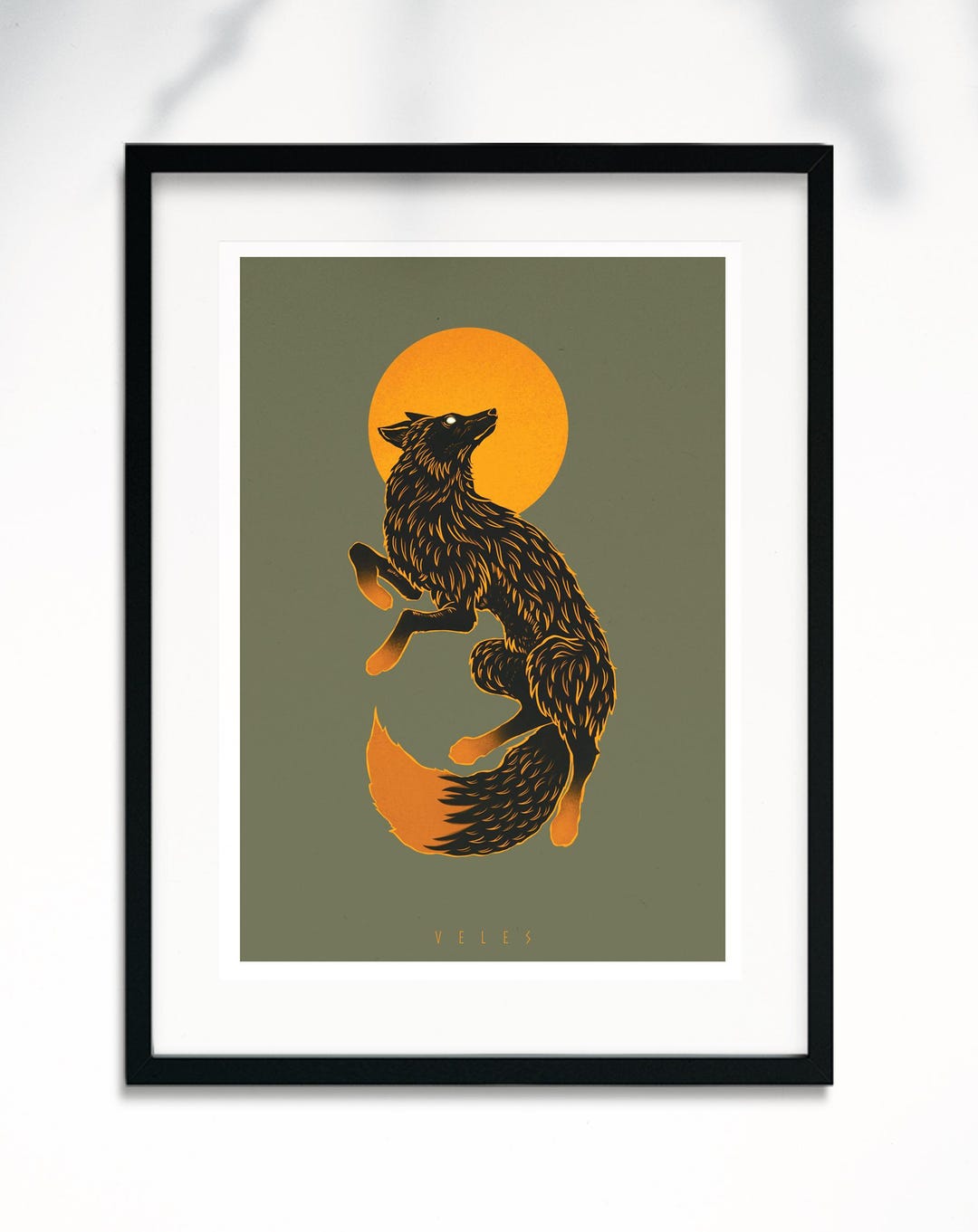 Veles as a Fox, Illustration, Enchanted Forest, Slavic Mythology Fine ...