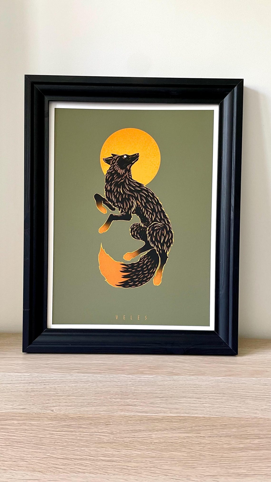 Veles as a Fox, Illustration, Enchanted Forest, Slavic Mythology Fine ...