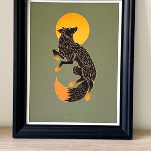 Veles as a Fox, Illustration, Enchanted Forest, Slavic Mythology Fine ...