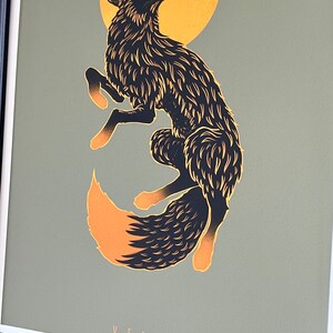 Veles as a Fox, Illustration, Enchanted Forest, Slavic Mythology Fine ...