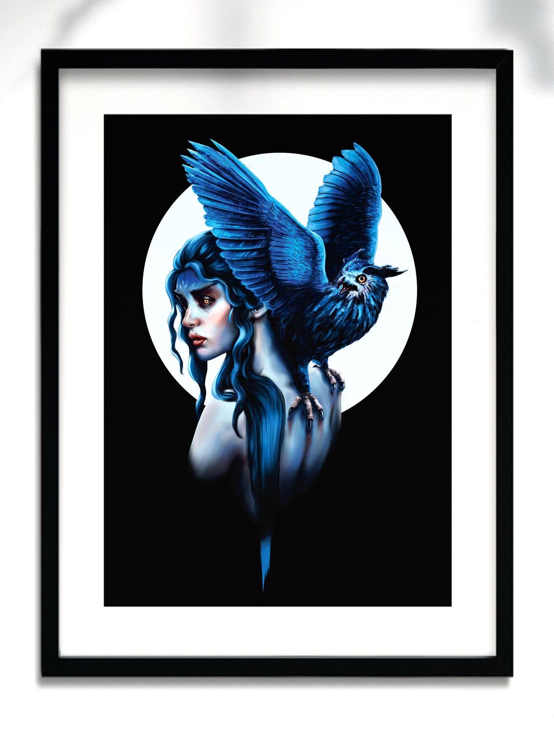 Illustration of a Strzyga, Demon of the Night - Slavic Folklore Art ...