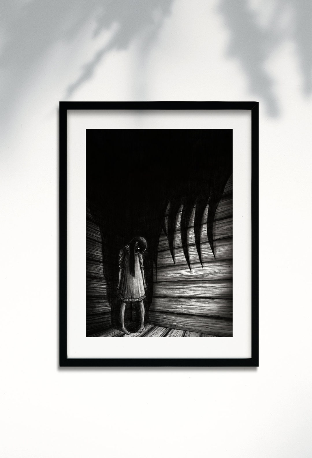 Spooky Occult Home Decor for Halloween, Demonic Print, Macabre Devil ...