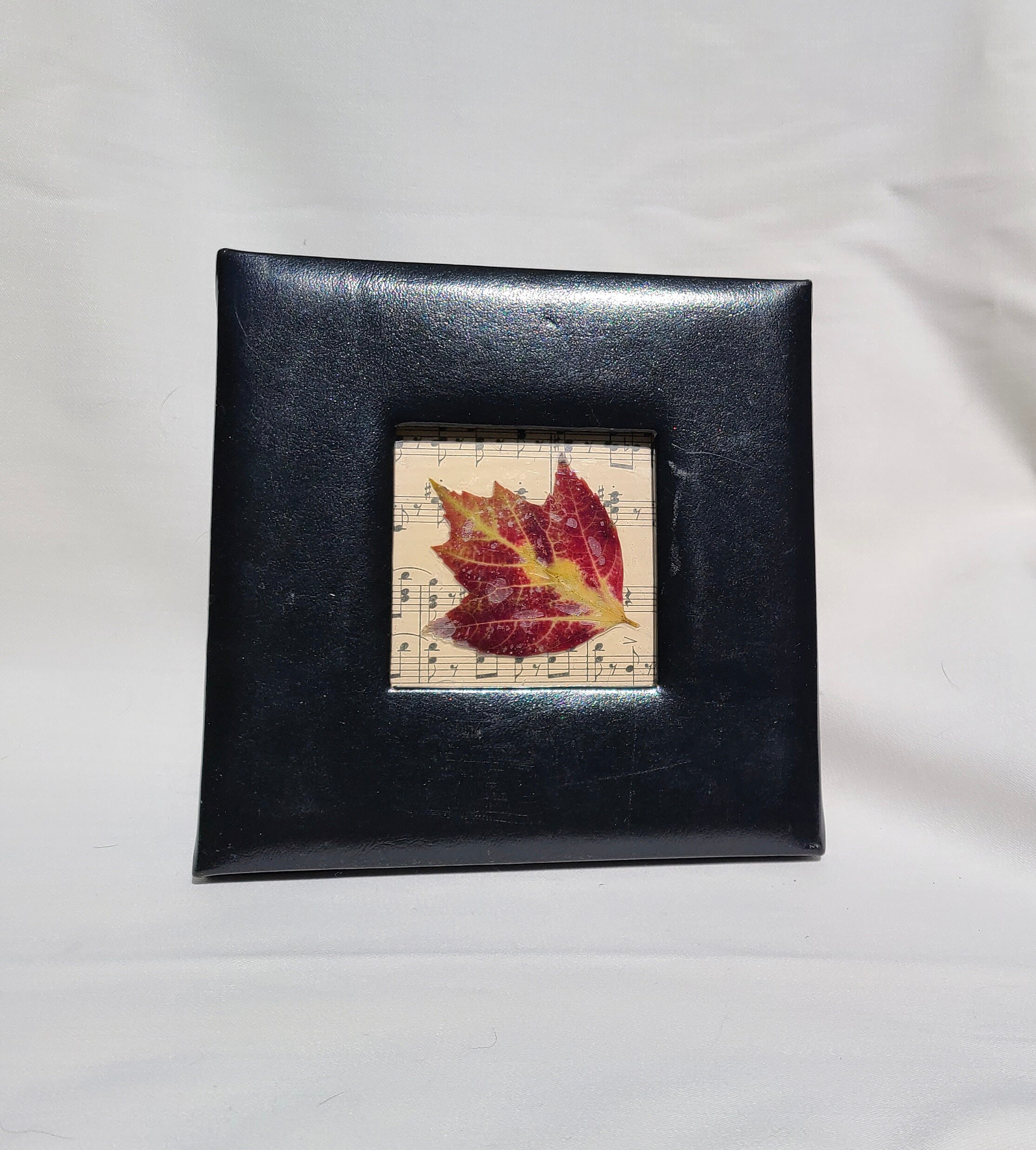 vintage pressed fall leaves picture frame vintage picture frame vintage ...