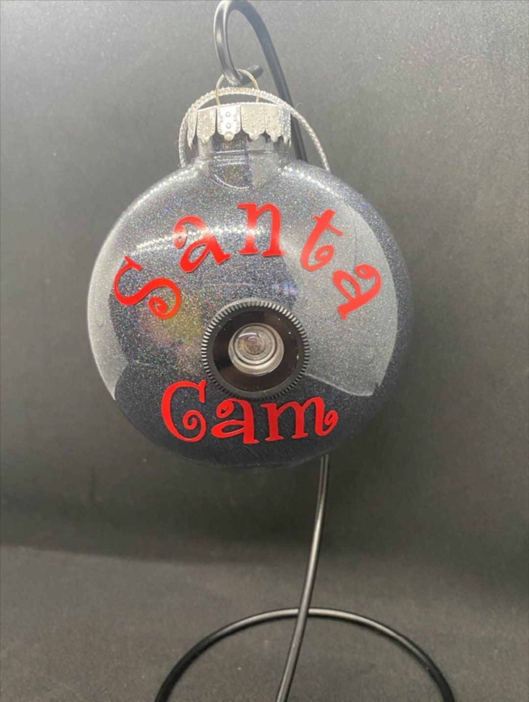 3.5 Inch Disc Santa Cam Ornament. - Etsy