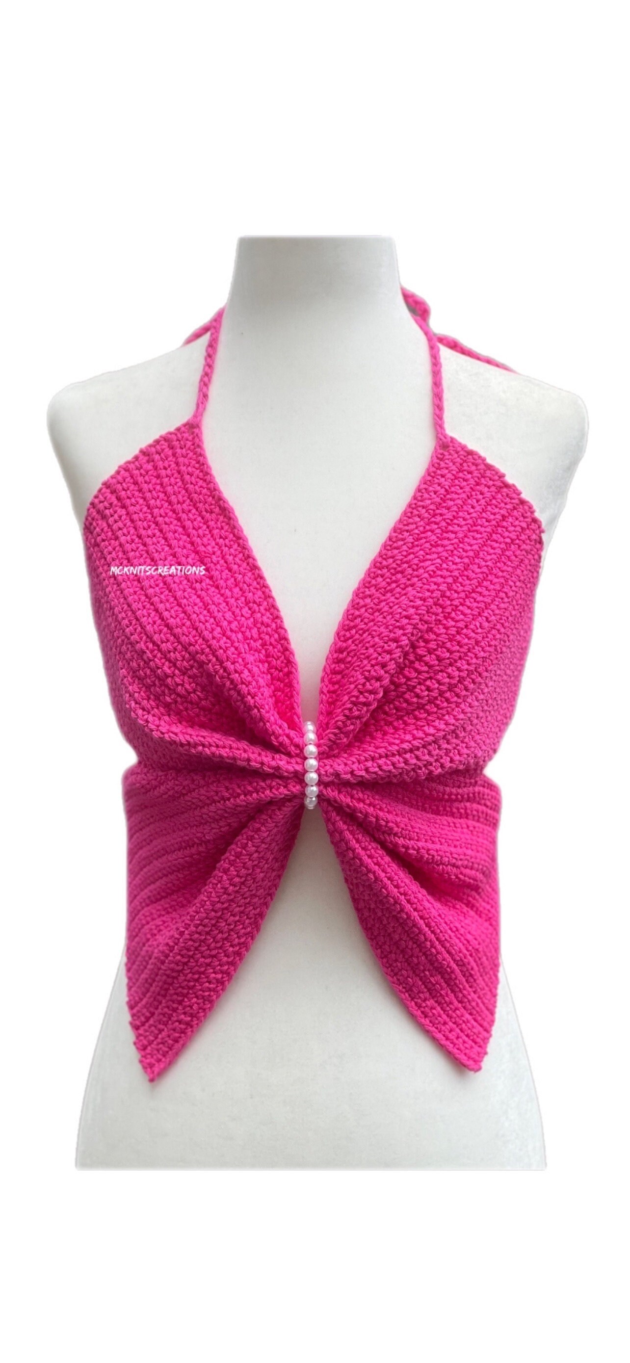 Mariposa Crochet Top diseño Original De Mcknitscreations - Etsy