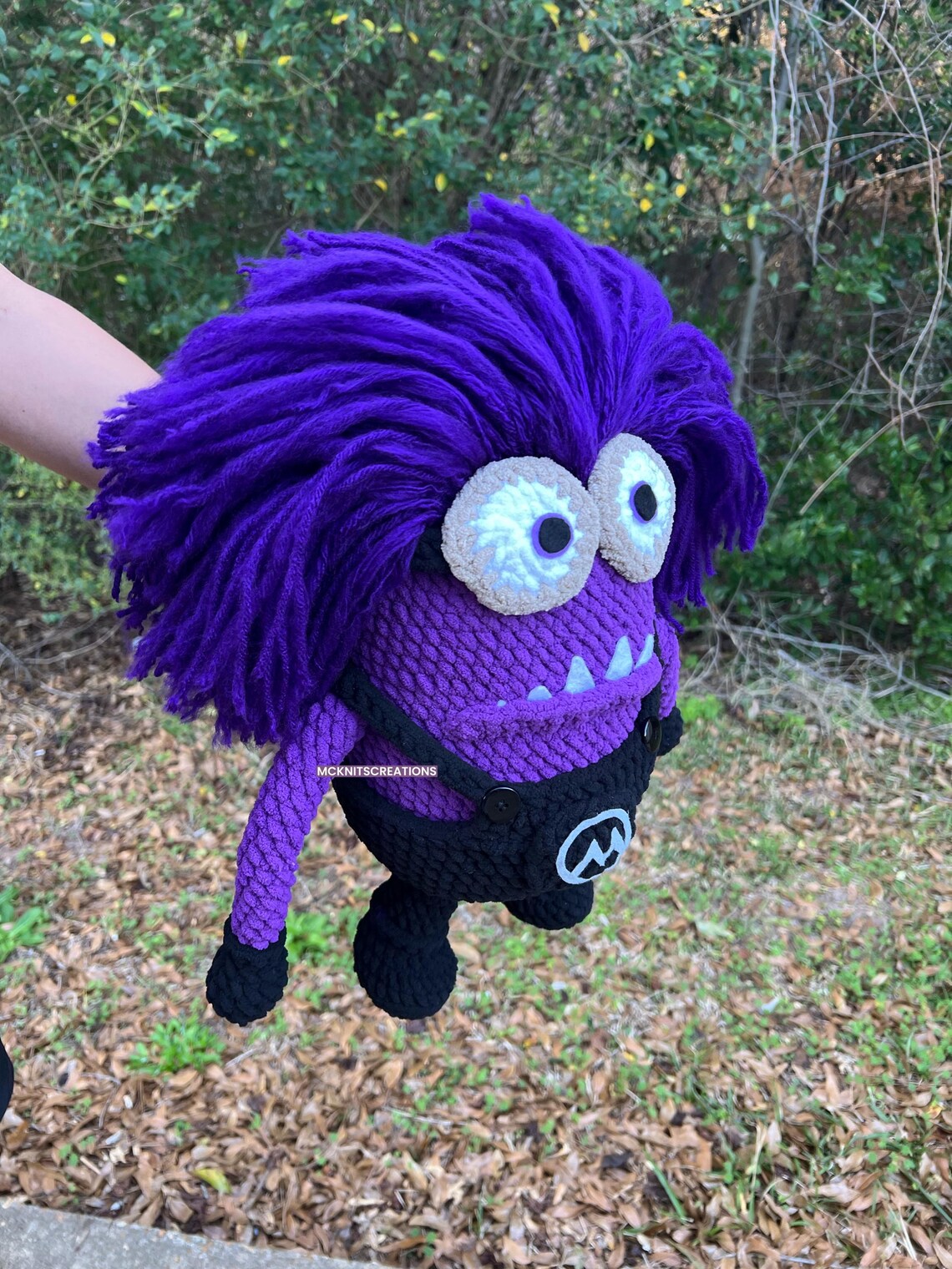 PDF Crochet Purple Minion Amigurumi English Pattern - Etsy