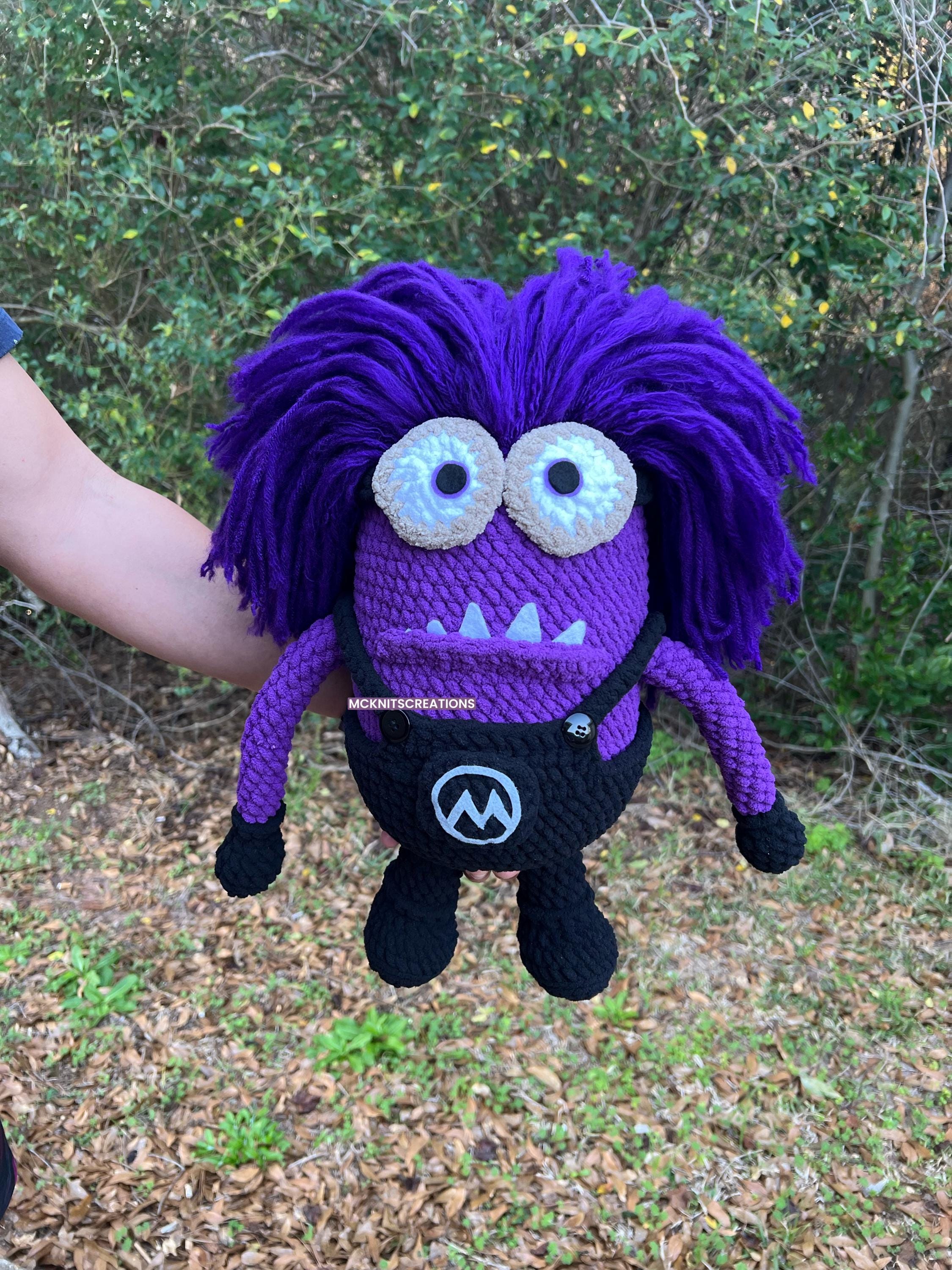 PDF Crochet Purple Minion Amigurumi English Pattern - Etsy