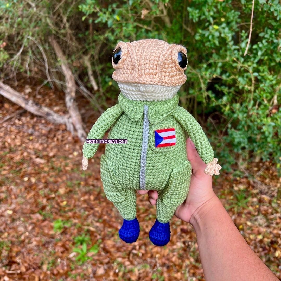 Sapito Concho Amigurumi,bad Bunny Crochet,concho Crochet Frog,crochet ...