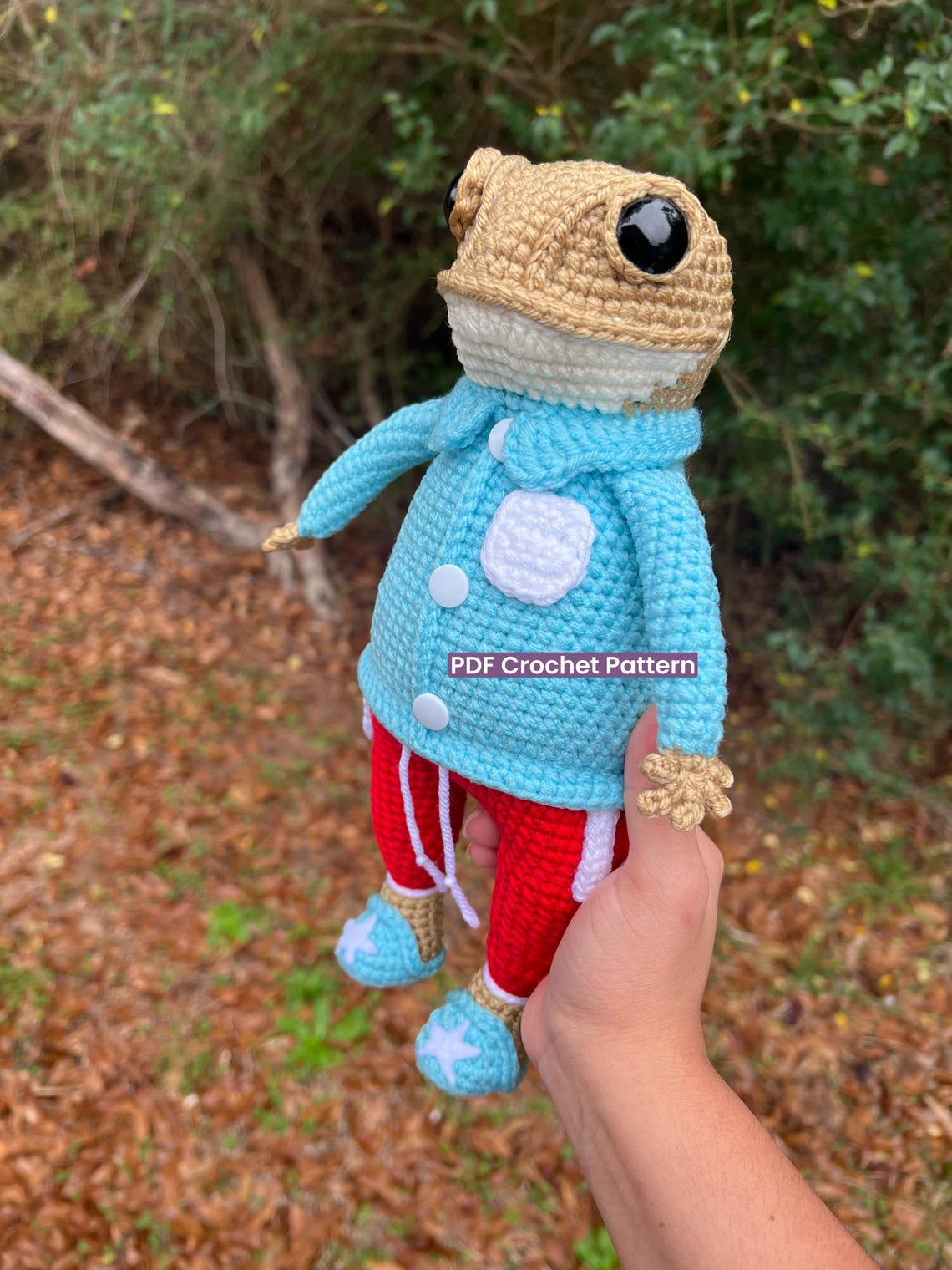 Sapo Concho English PDF Pattern, Blue Outfit Sapito Concho. - Etsy