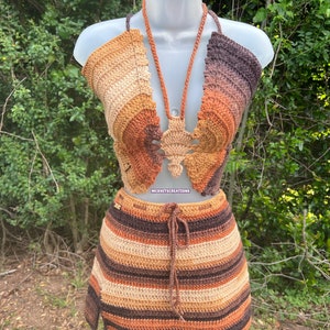 Crochet Open Slit Mini Skirt/ Summer Skirt for Women/mcknitscreations ...