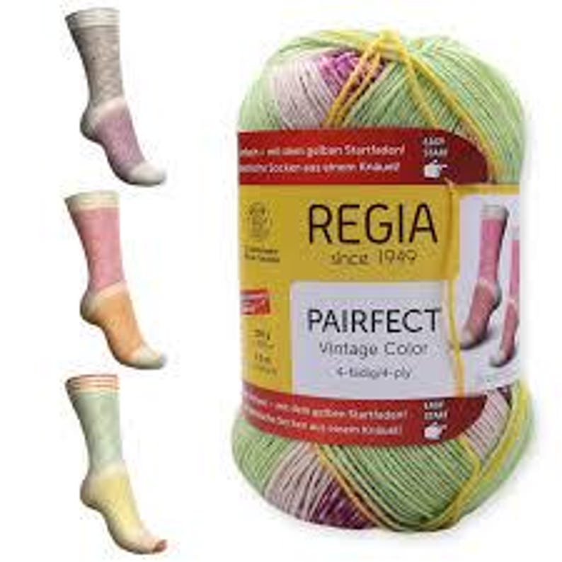 Regia Sock Yarn, Pairfect 4-ply Merino Wool, Colorful Sock Yarn - Etsy