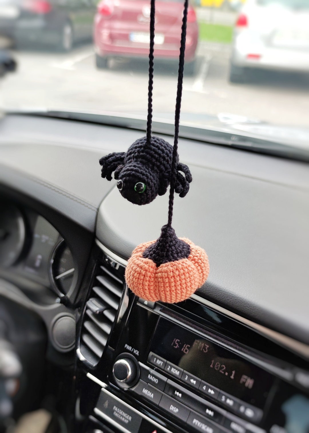 Halloween Car Accessory | Halloween Car Decor | Car Mirror Hanging ...