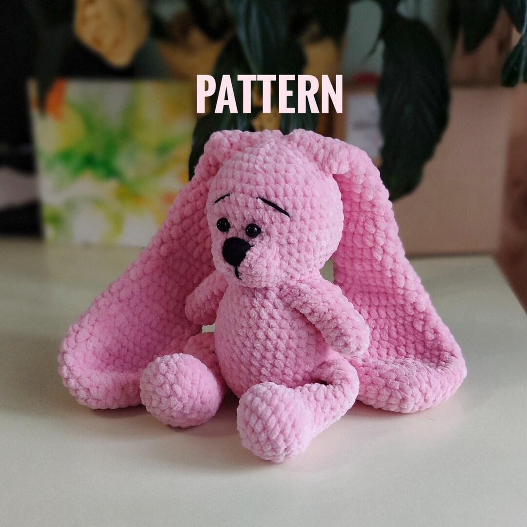 Amigurumi Crochet Pattern, Plush Bunny Toy, Beginner Crochet, Easy ...