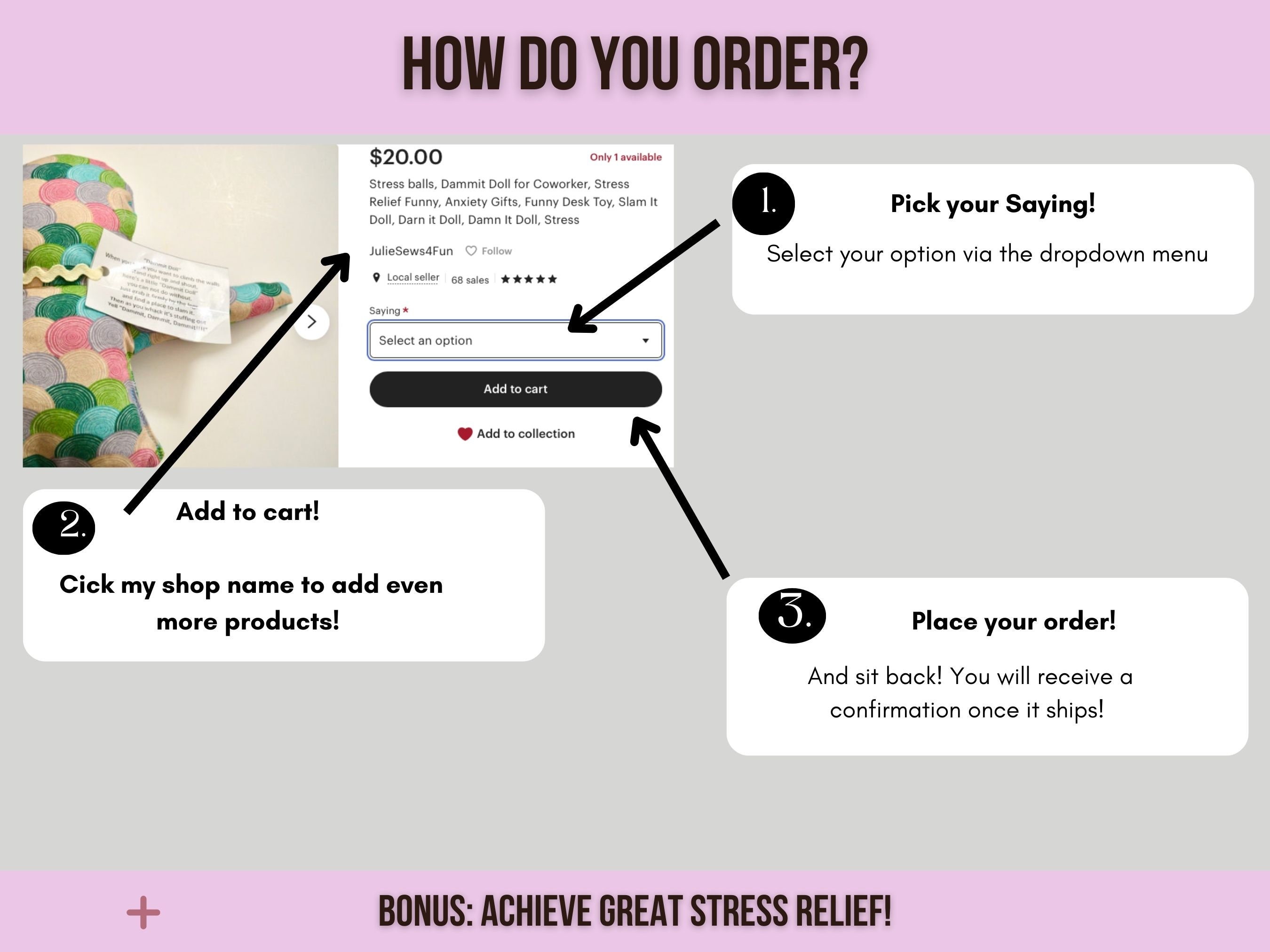 Dammit Doll With Poem Darn It Doll Dang It Doll Stress - Etsy