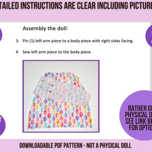 Dammit Doll Pattern, Dammit Doll Sewing Pattern, Fun Sewing Pattern ...