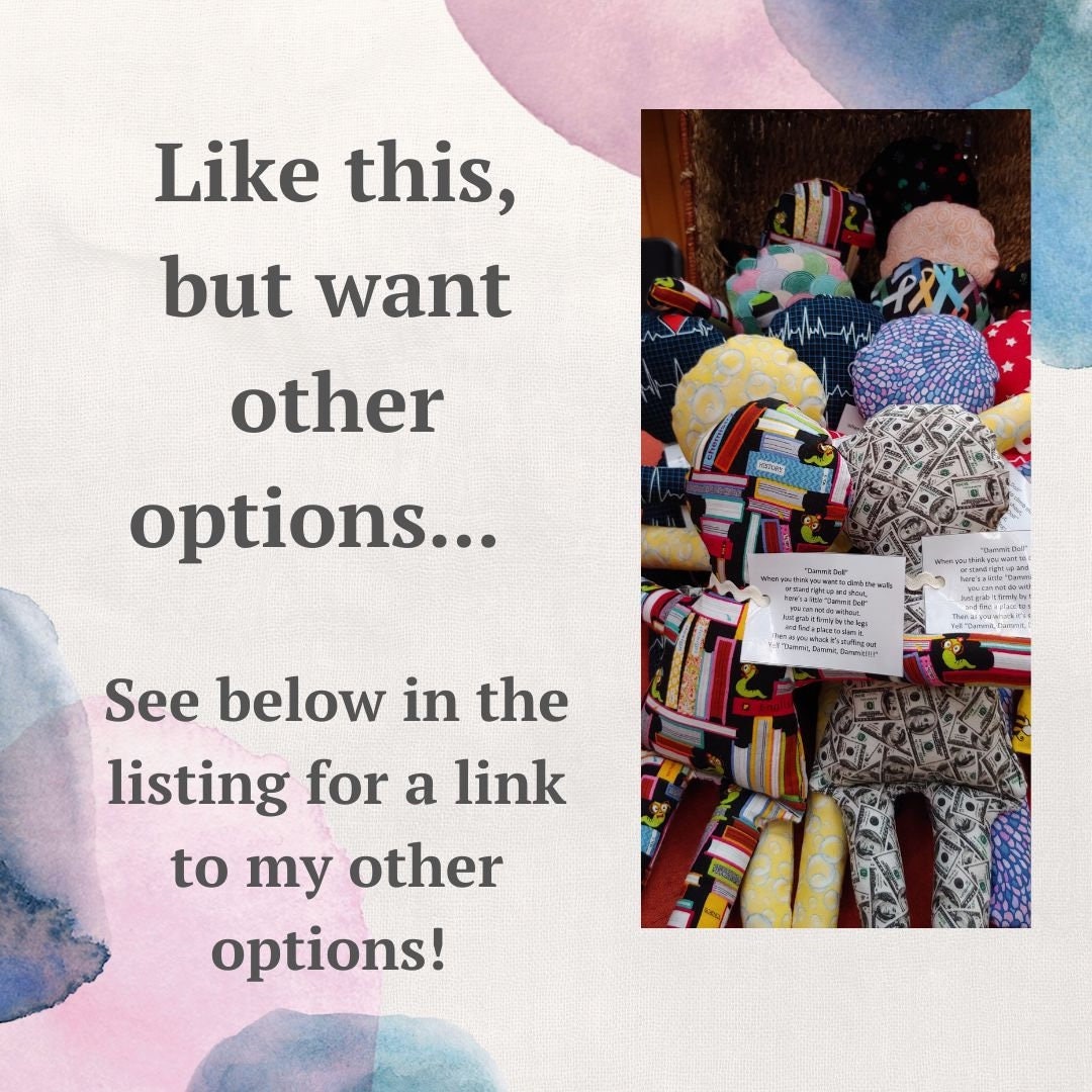 Dammit Doll Cancer, Darn It Doll, Stress Relief Toy, Stress Relief Gift ...
