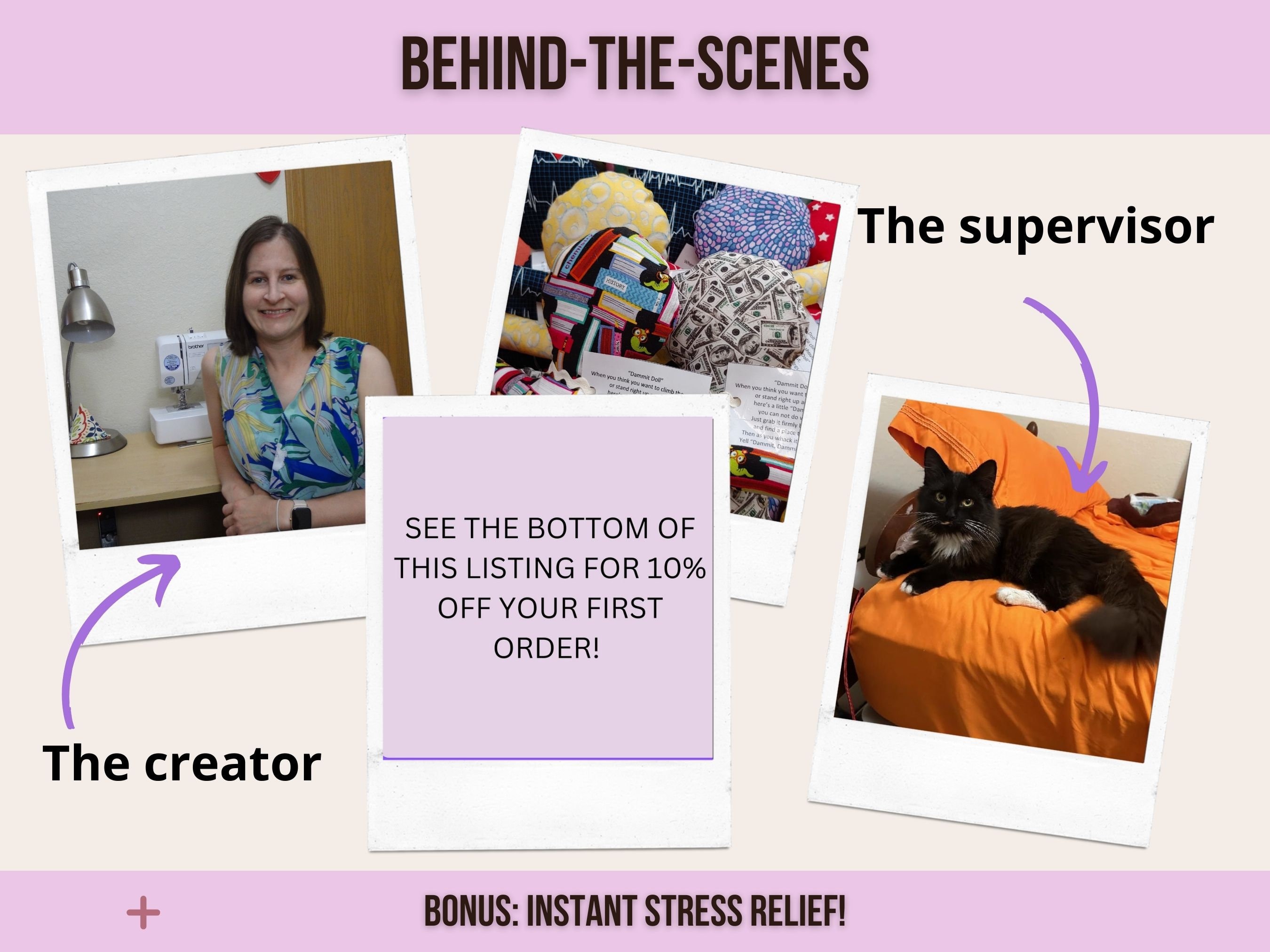 Stress Doll, Dammit Doll, Stress Relief Toy, Darn It Doll, Stressed ...