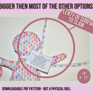 Dammit Doll Pattern, Dammit Doll Sewing Pattern, Fun Sewing Pattern ...