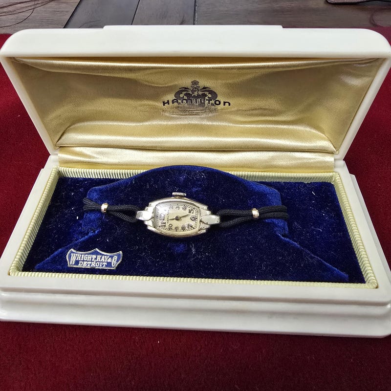 14 K Gold Hamilton Watch - Etsy