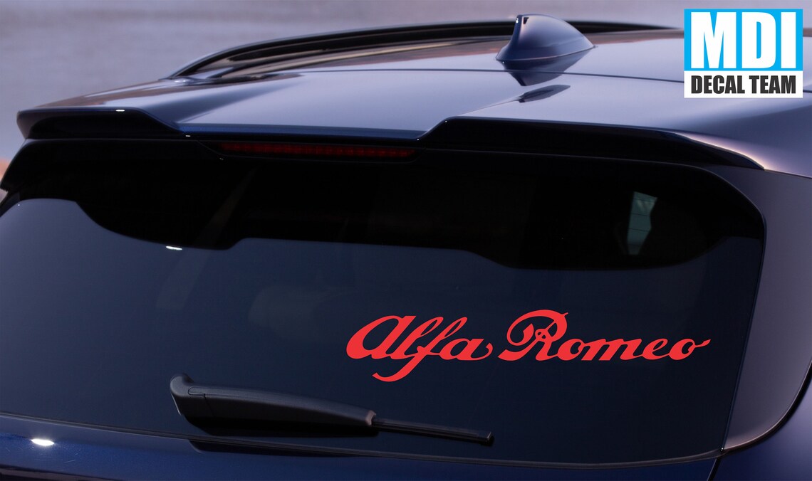 Alfa Romeo Vinyl Decal Logo Sticker Emblem Racing F1 Italy 4c | Etsy