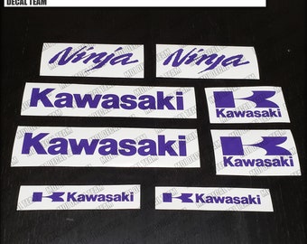 Purple Kawasaki Decal - Etsy