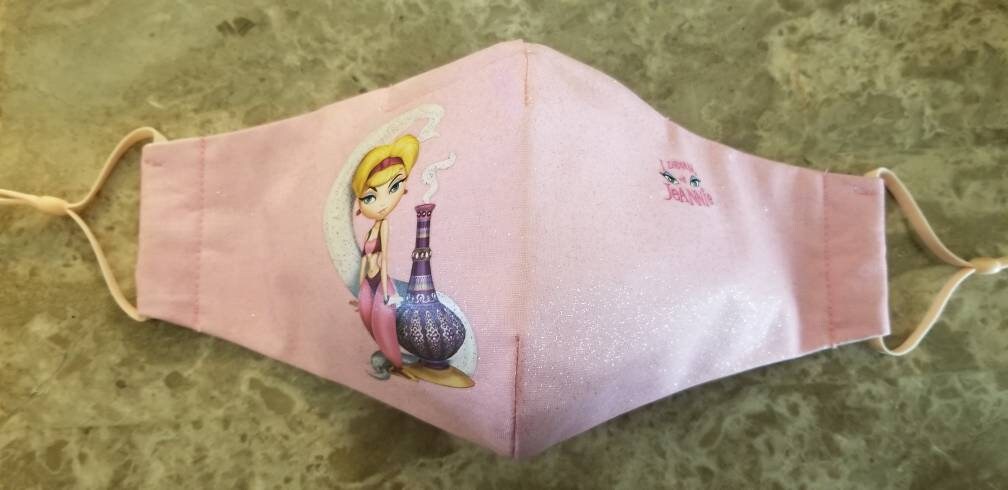I Dream of Jeannie Mask, Adorable Face Mask With Filter Pocket and Nose ...